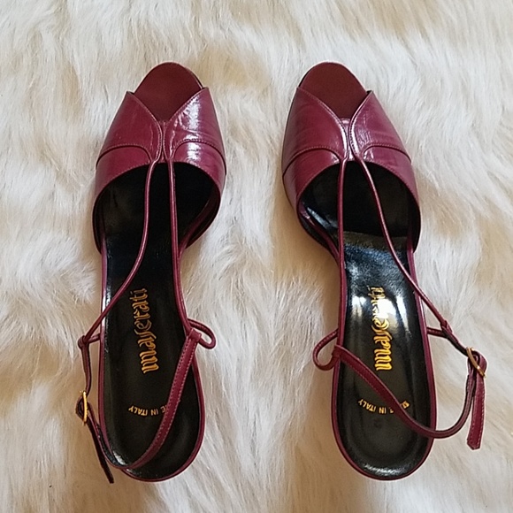 Maserati | Shoes | Maserati Plum Heels | Poshmark